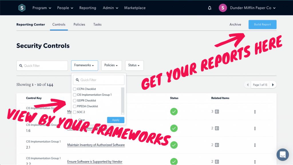 Reporting on Your Information Security Framework Compliance | Carbide